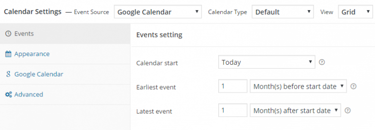 Creating a New Calendar - Simple Calendar Documentation