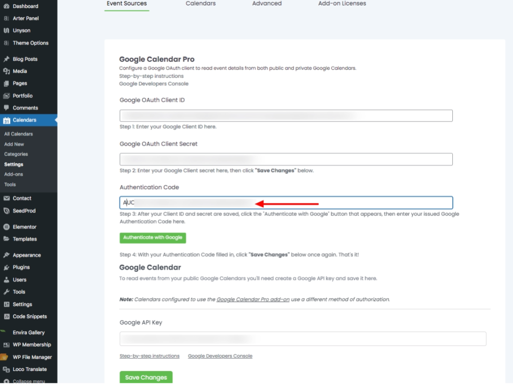 How to properly re-authorize your app - Simple Calendar Documentation